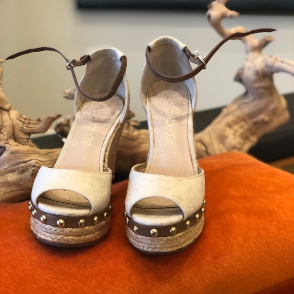 Shoes | Aldo Wedge Sandal Size 5 | Poshmark